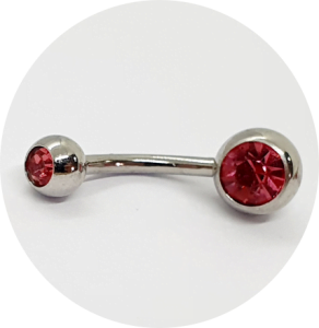 Banana Bell Cristal Pink | Revolution Piercings